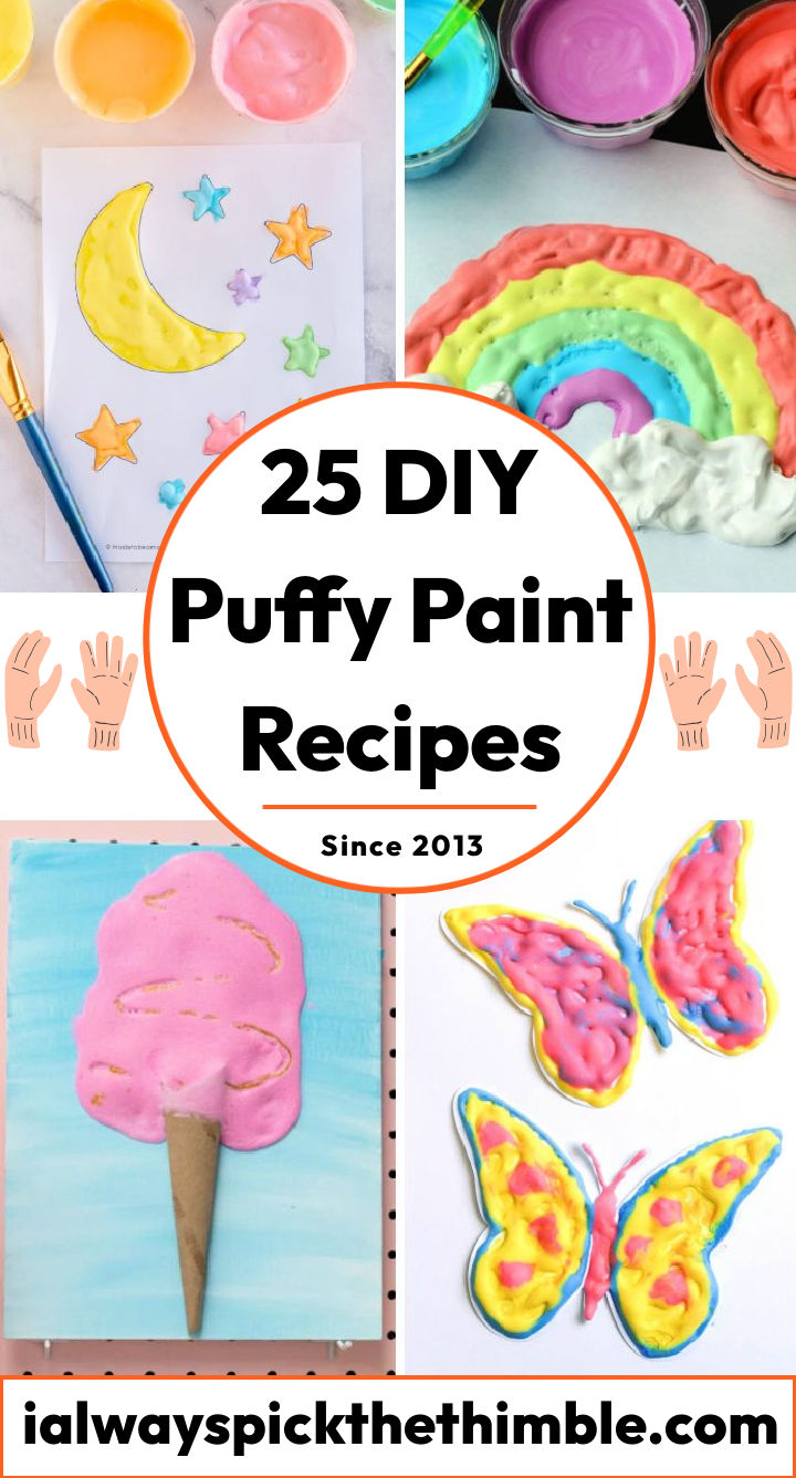 25 DIY Puffy Paint Recipe: How To Make Puffy Paint