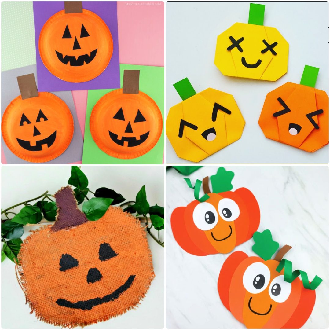 30 Easy Pumpkin Crafts and Project Ideas for Kids