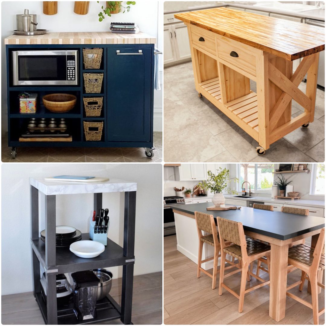 40 Free DIY Kitchen Island Plans and Ideas