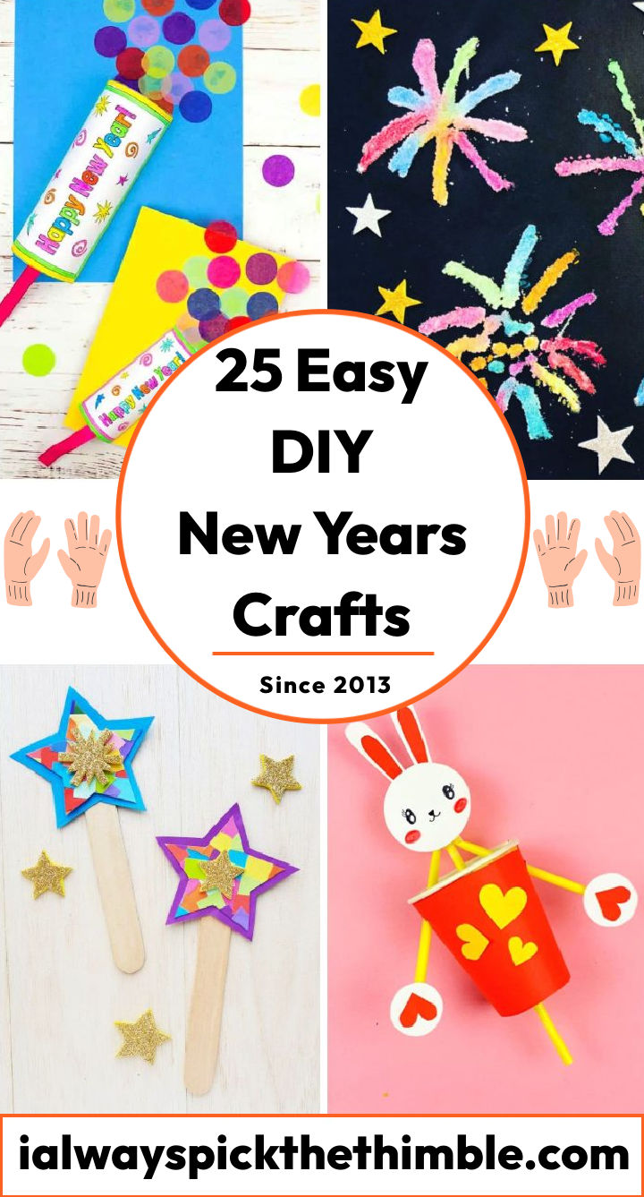 25 New Years Crafts for Kids (Preschoolers and Toddlers)
