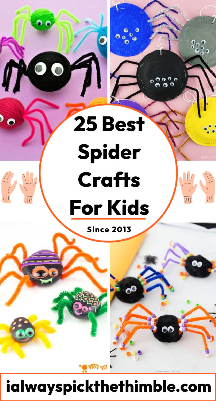 25 Easy Spider Crafts for Kids: Preschoolers & Toddlers