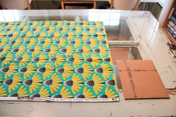 A Sunny Sewing Room + Folding Fabrics to Size