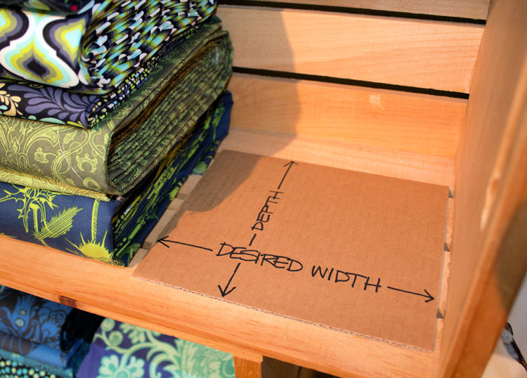 A Sunny Sewing Room + Folding Fabrics to Size
