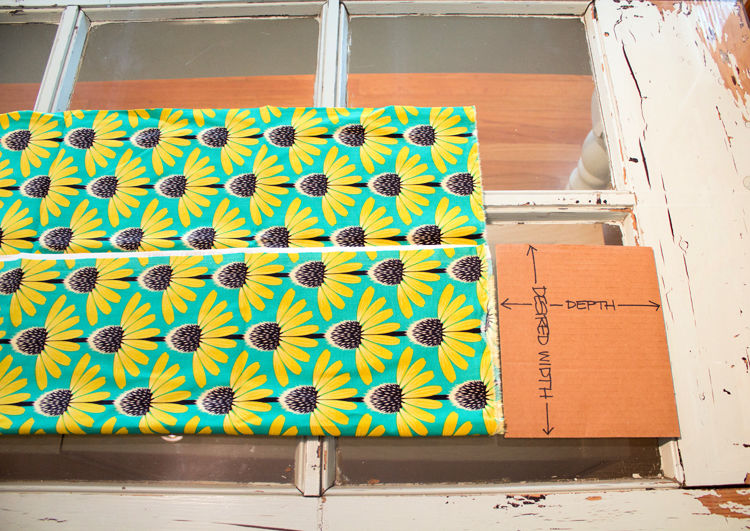 A Sunny Sewing Room + Folding Fabrics to Size